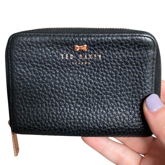 Ted Baker London | Bags | Ted Baker Coin Purse Wallet In Navy Blue With ...